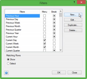 Define Filter Dialog – Project Management Blog – OnTrack