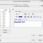 Column Outline Level Styles