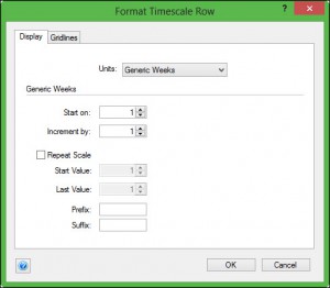 Adding Generic Timescales to Projects
